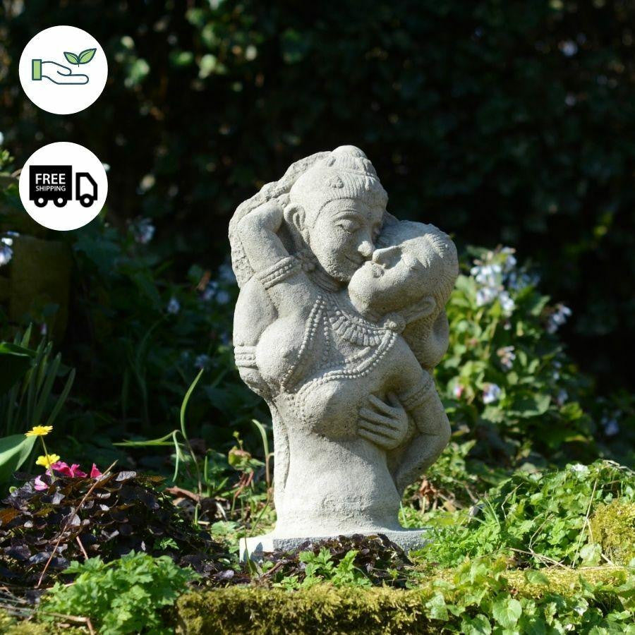 Lovers Stone Bust | Oriental garden decoration ornament | DGS Statues | Lovers ornament