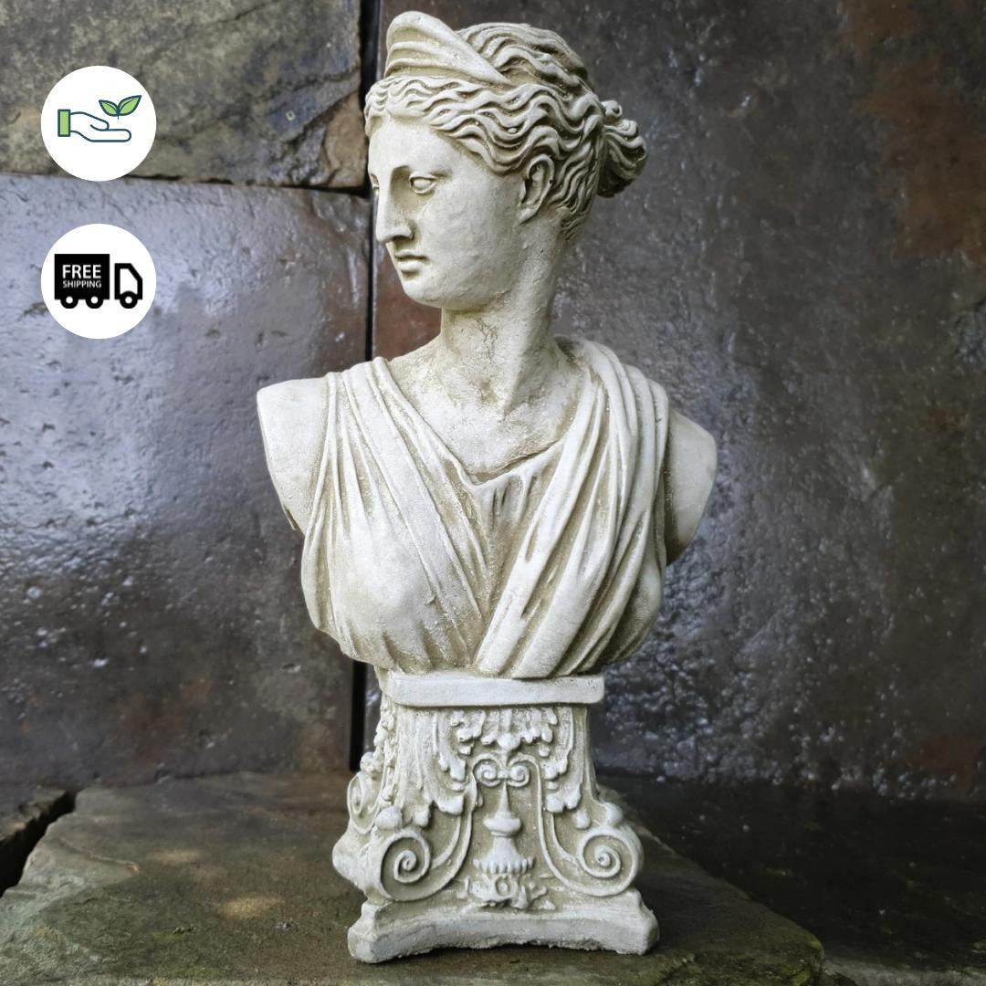Greek Lady Bust garden statue | Greek Bust | Beautiful Greek Bust for ...